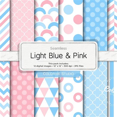 Light Blue And Pink Etsy