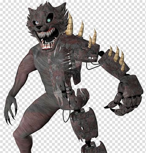 Five Nights At Freddys The Twisted Ones Animatronics Gray Wolf
