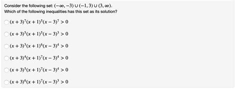 Solved Consider The Following Set U U Chegg Com