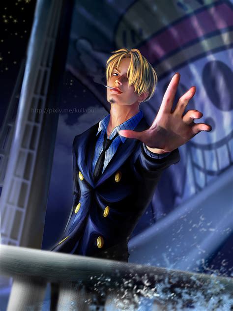Sanji One Piece Drawn By Yibi Danbooru