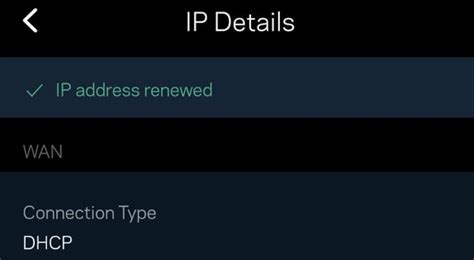How Do I Release And Renew My Ip In The Linksys App