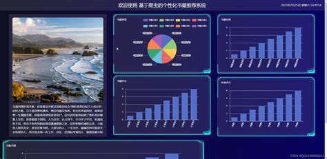 Python基于爬虫的个性化书籍推荐系统 可视化分析大屏展示 Csdn博客