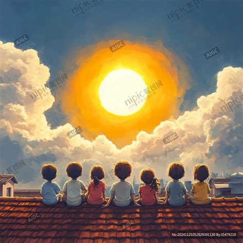 Ai创作图小时候场景插画 美好童年插画 治愈系儿童插画 梦幻儿童插画超治愈 治愈系儿插 童年记忆插画 小时候插画 童年插画梦幻童年 追太阳的小孩 意境儿童插画 插画夕阳下 怀旧童年插画 童趣