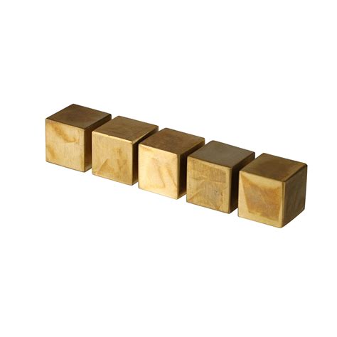 G1008255 Cubes For Density Investigation Brass Pack Of 5 Gls