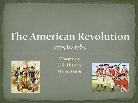 Ppt The American Revolution 1775 To 1783 Powerpoint Presentation