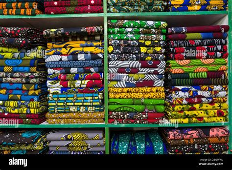Traditional African Fabric Shop Show A Large Range Of Kanga Fabrics