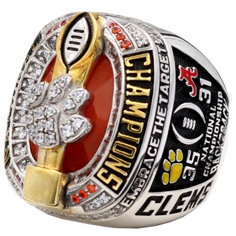 2016 Clemson Tigers Championship Ring Apex Sports Rings
