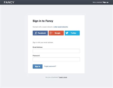 1000 Images About Login Forms On Pinterest Flats Facebook And Form Design