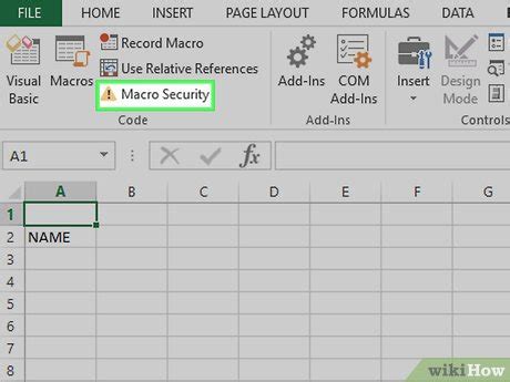 How To Use Macros In Excel With Pictures WikiHow