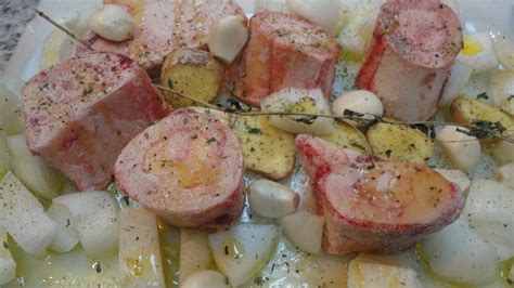 Paleo Roasted Bone Marrow Soup Broth