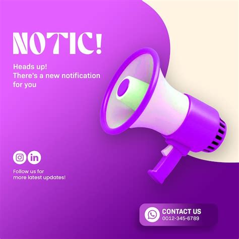 Premium Psd Social Media Announcement Post Design