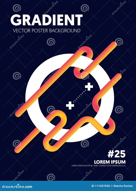 Abstract Gradient Background Decorative Geometric Shape Stock