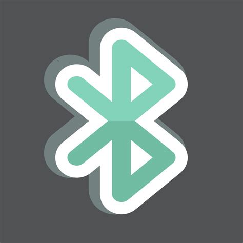 Sticker Bluetooth Suitable For Mobile Apps Symbol Simple Design Editable Design Template