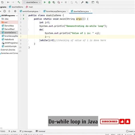 Do While Loop In Java Java Programs Java Javaloop Javaprograms Youtube
