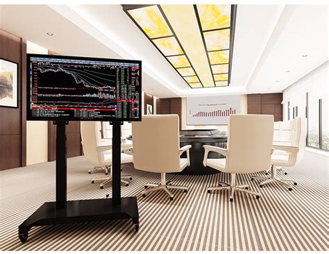 스위블 모니터 지원 이동식 브래킷 Tv 벽 마운트 블랙 Led 조정 가능한 높이 Tv 리프트 스탠드 의 고품질 스위블 모니터 지원 이동식 브래킷 Tv