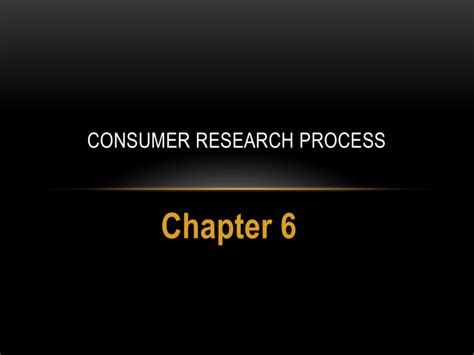 Consumer Research Process A Step By Step Guide