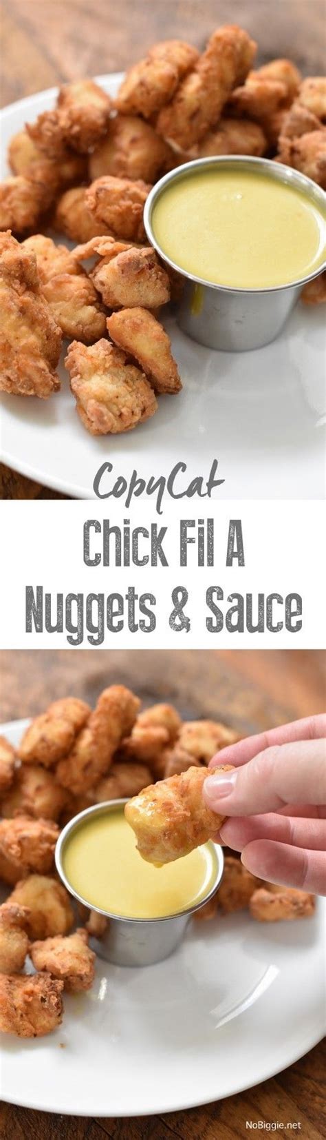 Copy Cat Chick Fil A Nuggets And Sauce Diy Chick Fil A