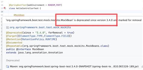 Spring Boot 34 Mockbean และ Spybean ถูก Deprecated แล้วนะ เปลี่ยน
