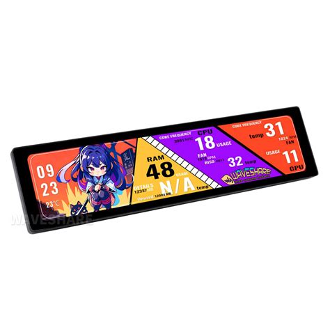 11 9 Ips Hdmi Capacitive Touch Side Monitor 320 X 1480 The Pi Hut