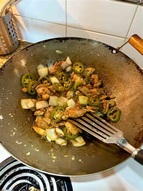 Chinese Jalapeno Chicken Buffet Style