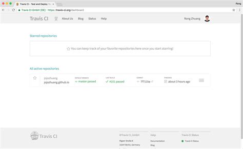 Continuously Deploy Jekyll To Github Pages With Travis Ci It Journey