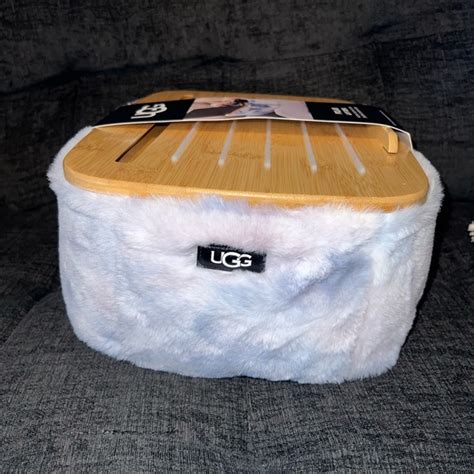 Ugg Tablets And Accessories Ugg Polar Fur Tye Dye Pink Blue White