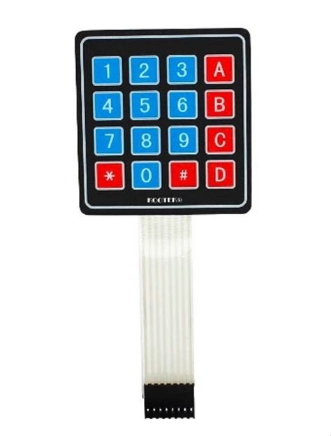 matrix keypad membrane switch for arduino arm and other mcu at ₹ 35