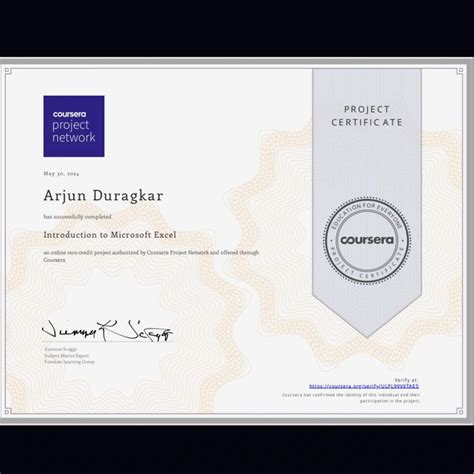 Continuouslearning Excelskills Coursera Arjun Duragkar