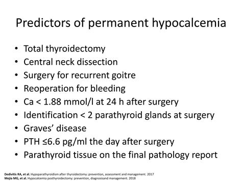 Hypoparathyroidism After Thyroidectomy Amir Sharing Pptx