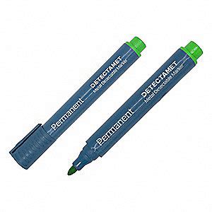 Detectamet Inc Permanent Markerbullet Tipgreenpk10 1005991