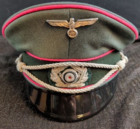 Replica German Army Panzer Forces Officer Hat Beck Auctions Inc