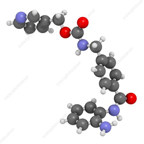 Entinostat Cancer Drug Molecule Stock Image F0183016 Science