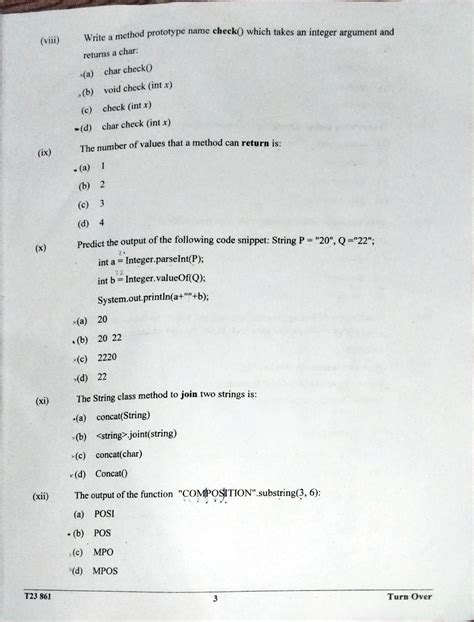 Icse Class 10 Computer Question Paper 2023 Download Pdf
