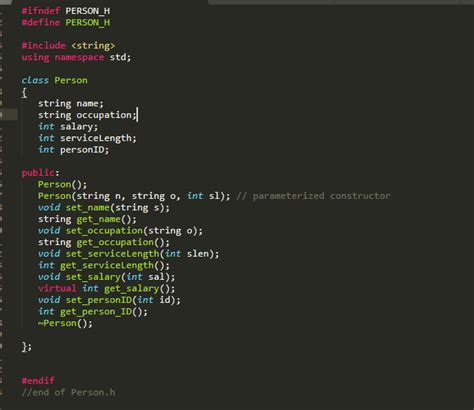 Solved In C Language Following Is The Person