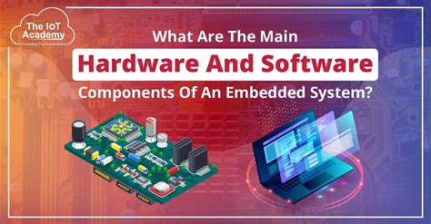 what are the main hardware and software components of an embedded