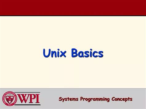 Ppt Unix Basics Powerpoint Presentation Free Download Id 2626300