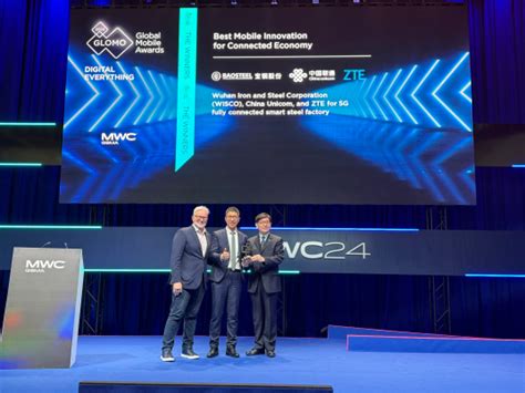 武钢有限中国联通和中兴通讯荣获 GSMA GLOMO 最佳互联经济移动创新奖 中兴 C114通信网