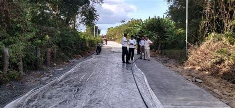 អាជ្ញាធរស្រុកសេសានត្រូវបានកែប្រែពីផ្លូវគ្រួសក្រហមក្លាយជាផ្លូវបេតុងចូលទៅភូមិជនជាតិព្រៅ នគរដ្រេហ្គន