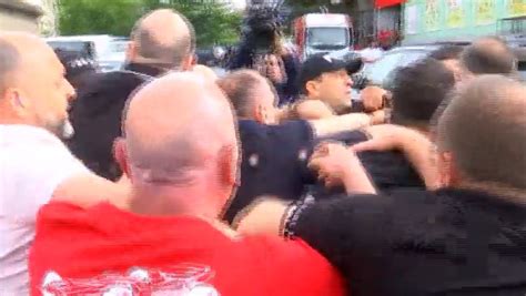 კასპში სადაც ხაბეიშვილს ორგანიზებული ჯგუფი დახვდა ფიზიკური დაპირისპირება მოხდა Netgazeti