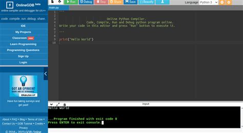 Python 온라인 컴파일러 사이트 추천
