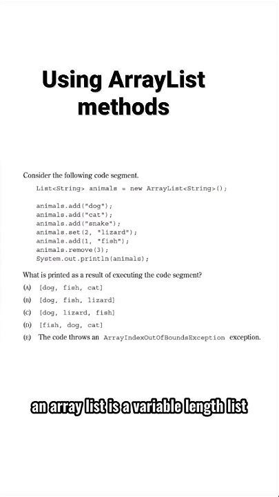What Is An Arraylist Shorts Java Array Youtube