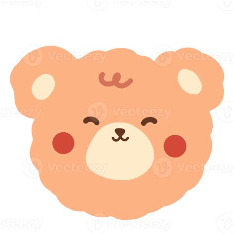 Illustration Of A Cute Bear Sticker 52880587 Png