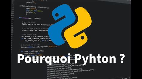 Pourquoi Python Youtube