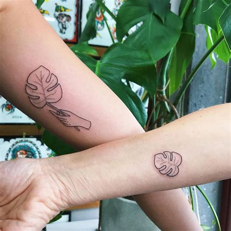 Monstera Leaf Tattoo