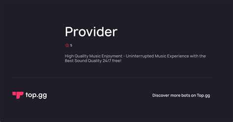 Add Provider Discord Bot The 1 Discord Bot And Discord App List