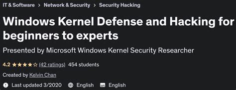 udemy windows kernel defense and hacking for beginners to experts 2020 3 downloadly