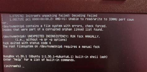 Repair Ubuntu File System Using Fsck Manually By Anupama Sinha Medium