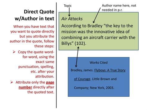 Mla In Text Citation Pptx