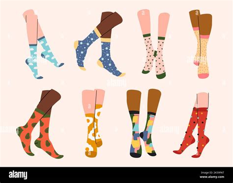 Woman Stocking Vector Cartoon Set Icon Stock Vector Image And Art Alamy