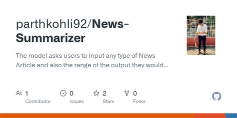 News Summarizer App Py At Main Parthkohli News Summarizer GitHub